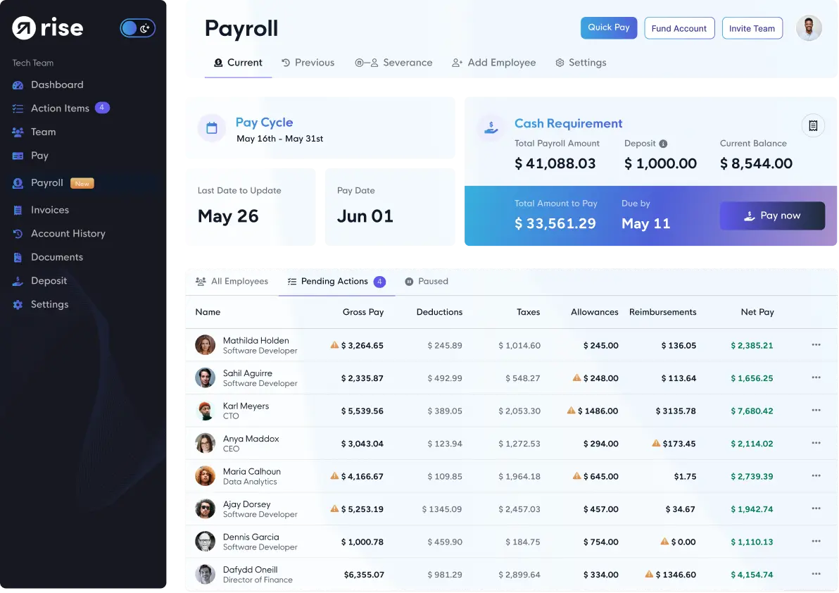 Crypto Payroll & Web3 Workforce Solutions | Rise