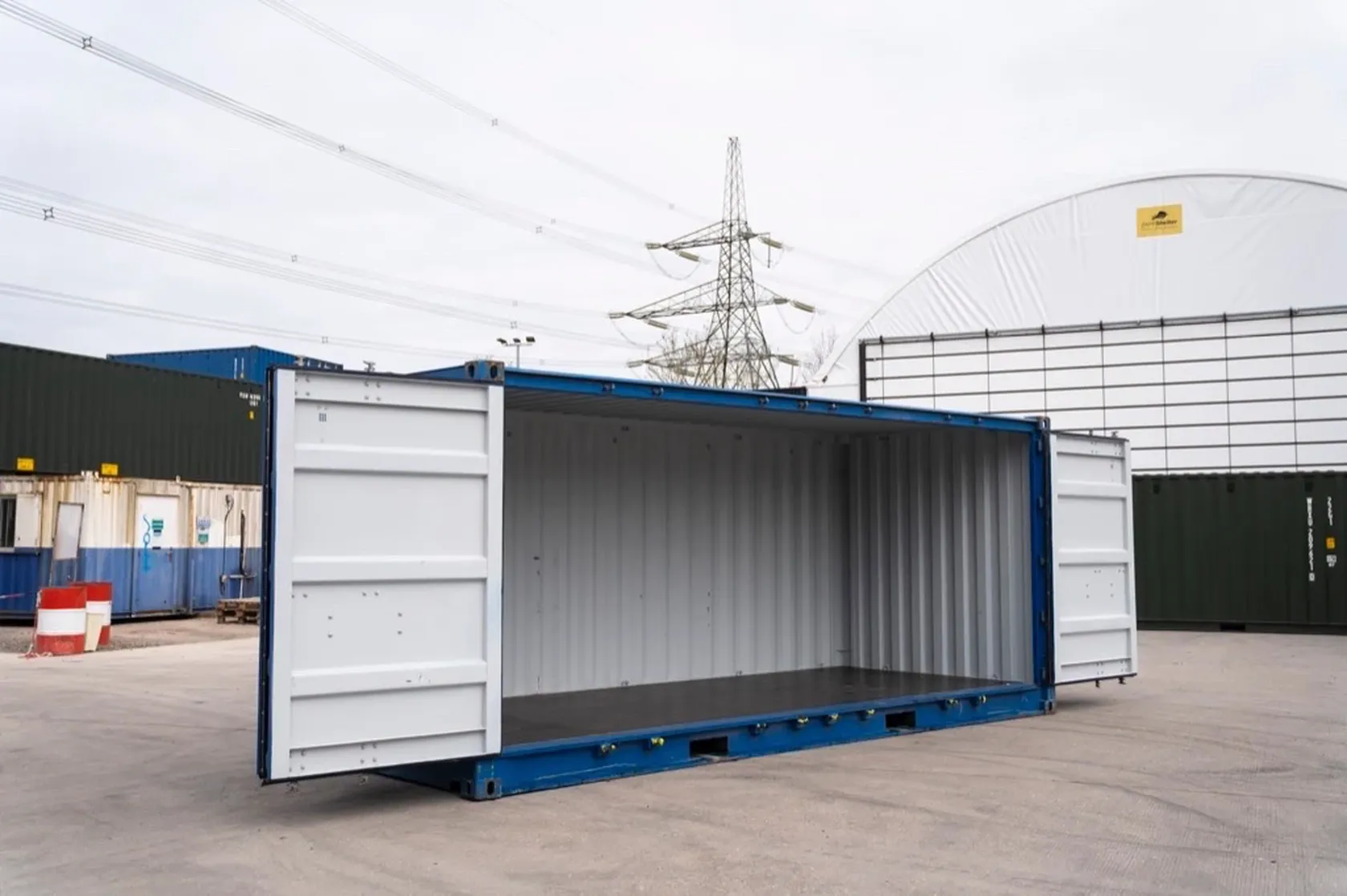 Open Side Shipping Container 20ft & 40ft - Hire & Sales