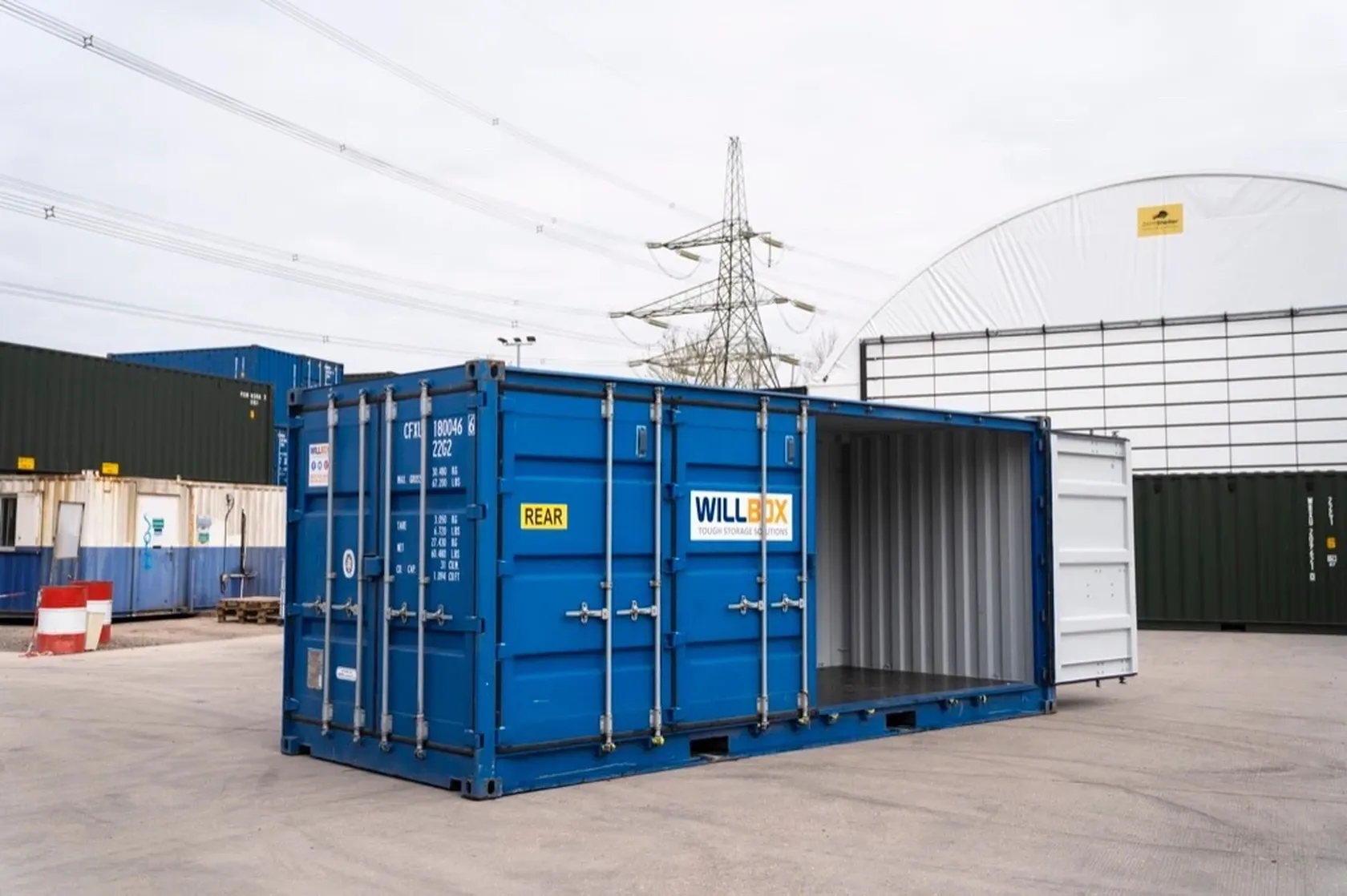 Open Side Shipping Container 20ft & 40ft - Hire & Sales