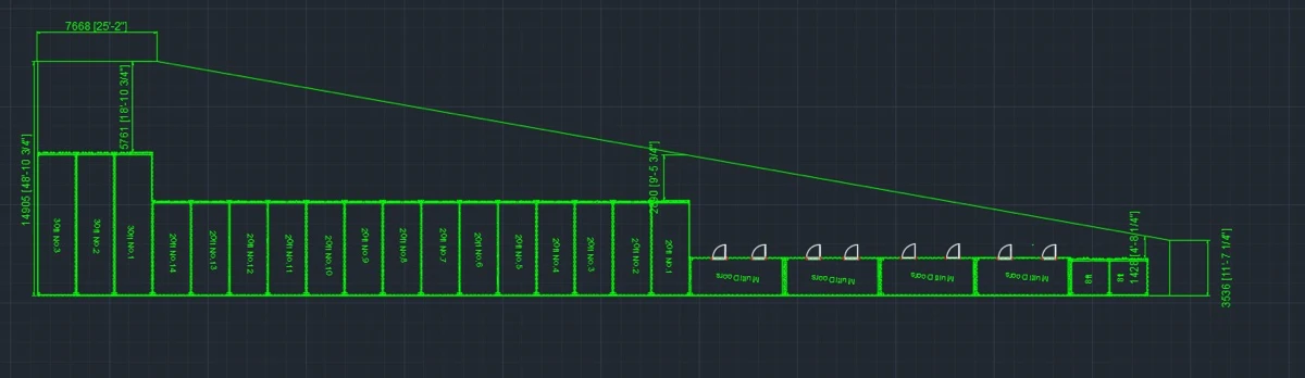 Self Storage Site Layout Service | CAD & Overlays | Willbox
