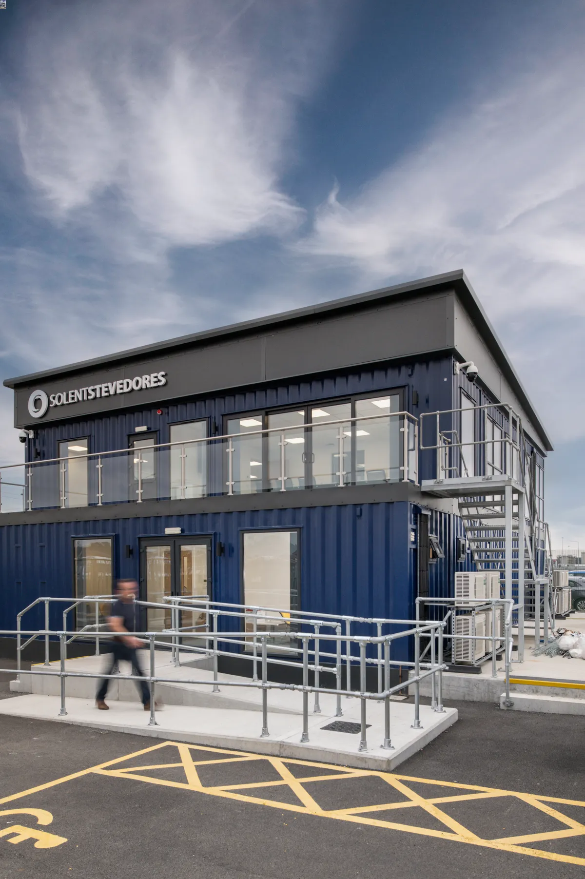 Shipping Containers Converted To Create New HQ Building