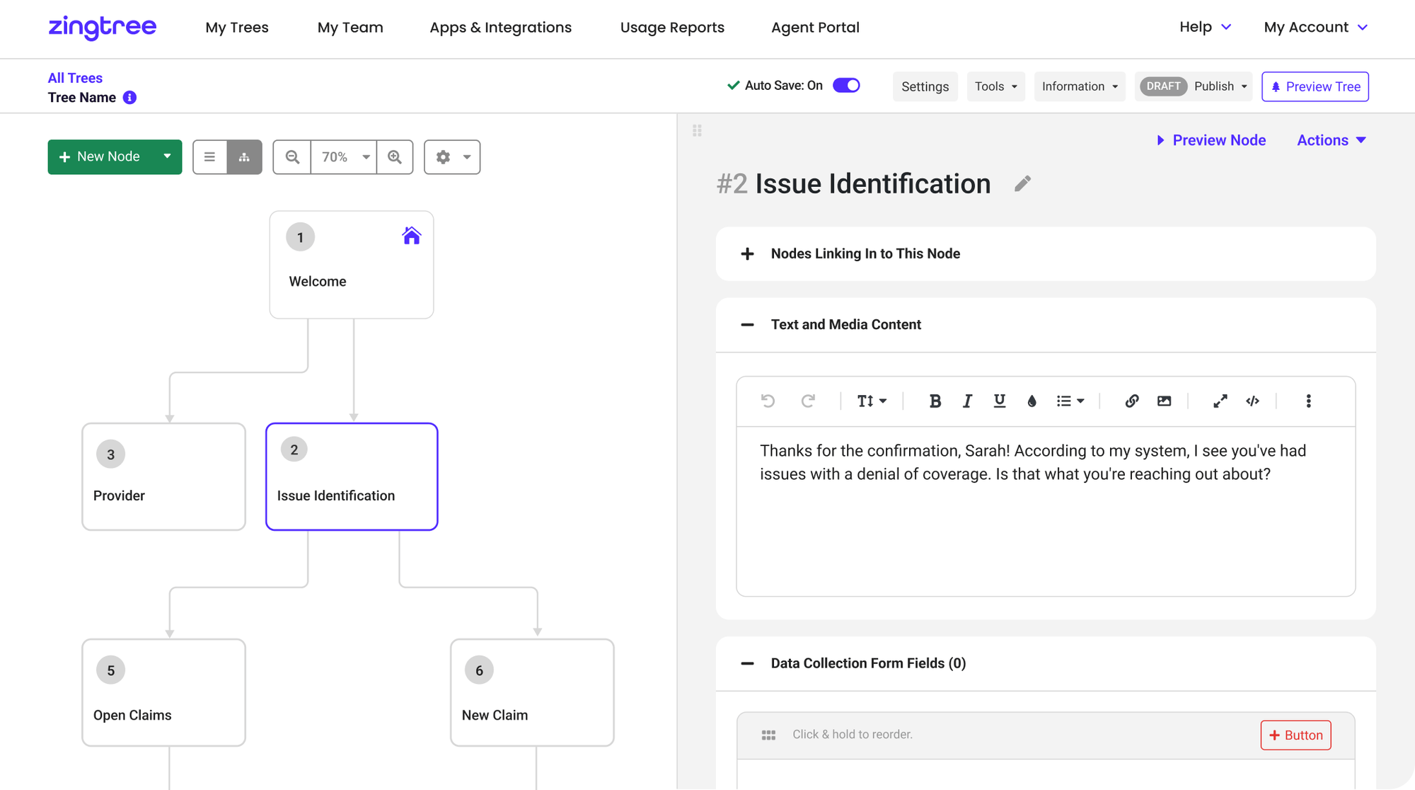 AI CX Workflow Platform for B2C Enterprises | Zingtree