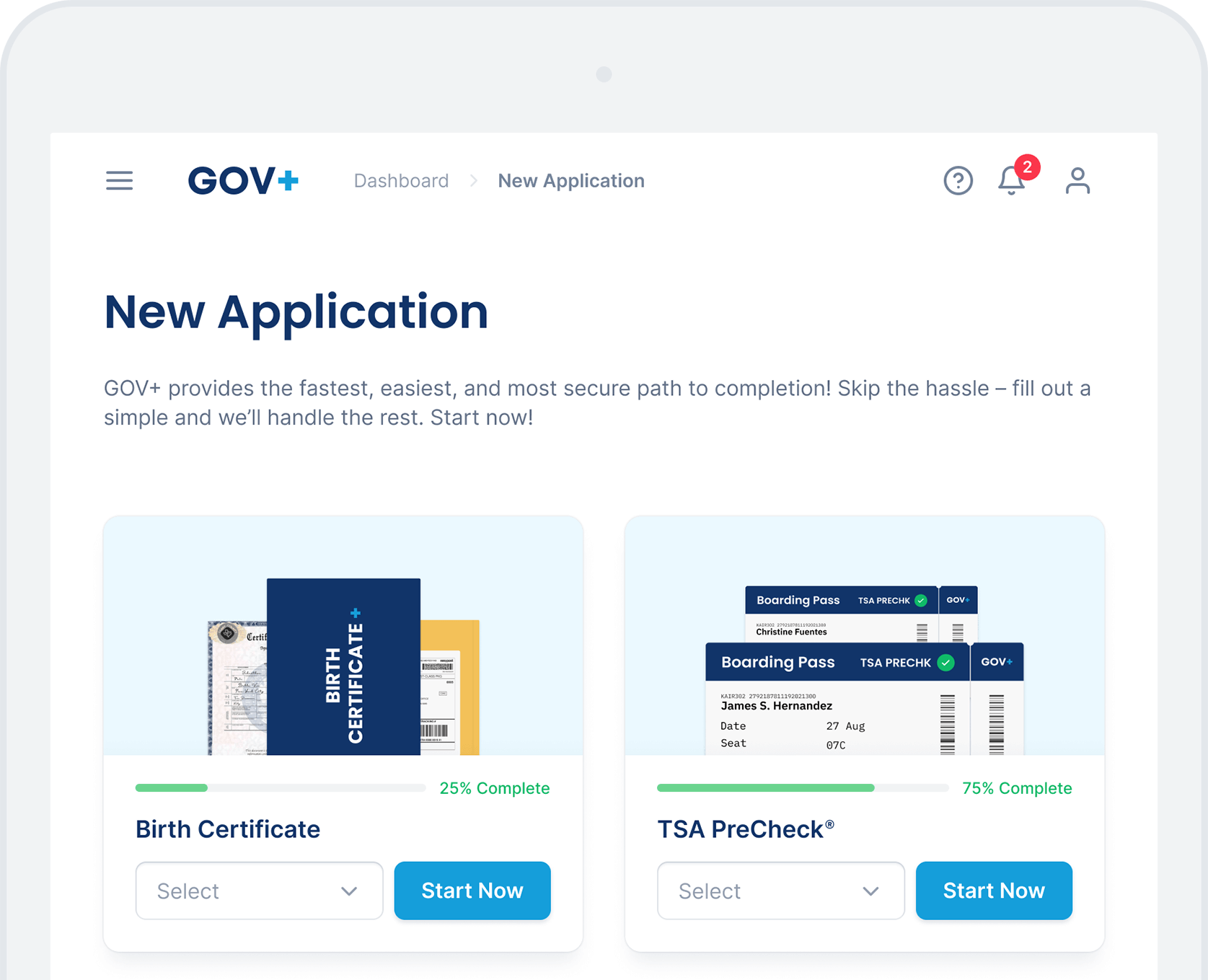 Apply for a U.S. Passport Online | GOV+