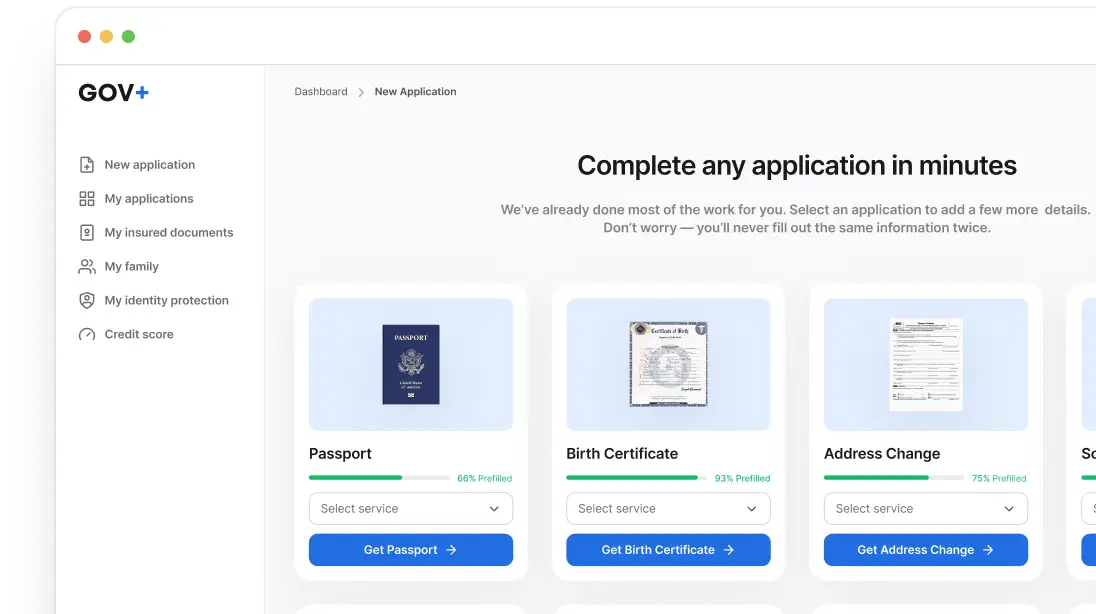 Smart, Personalized Tech Solutions for Government Forms | GOV+