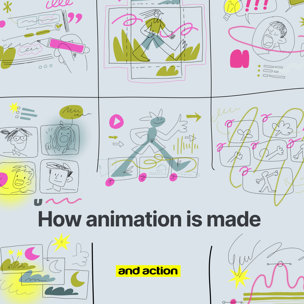 How animation is made | and action