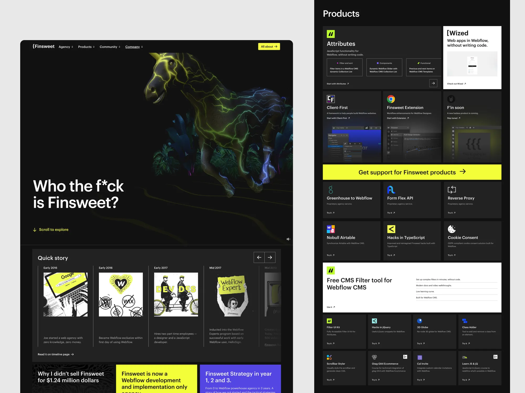 Finsweet | Made in Webflow by Sergey Stanchev