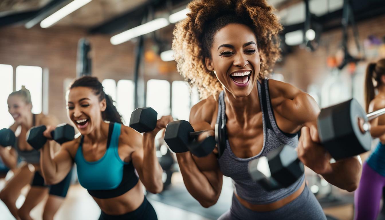 Ríete Mientras Tonificas: Tu Rutina Brazo Gym Mujer en Acción