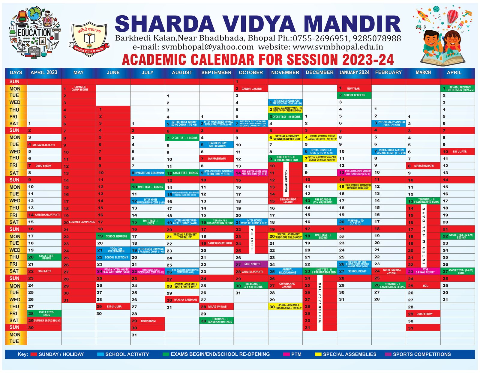 Academic Calender