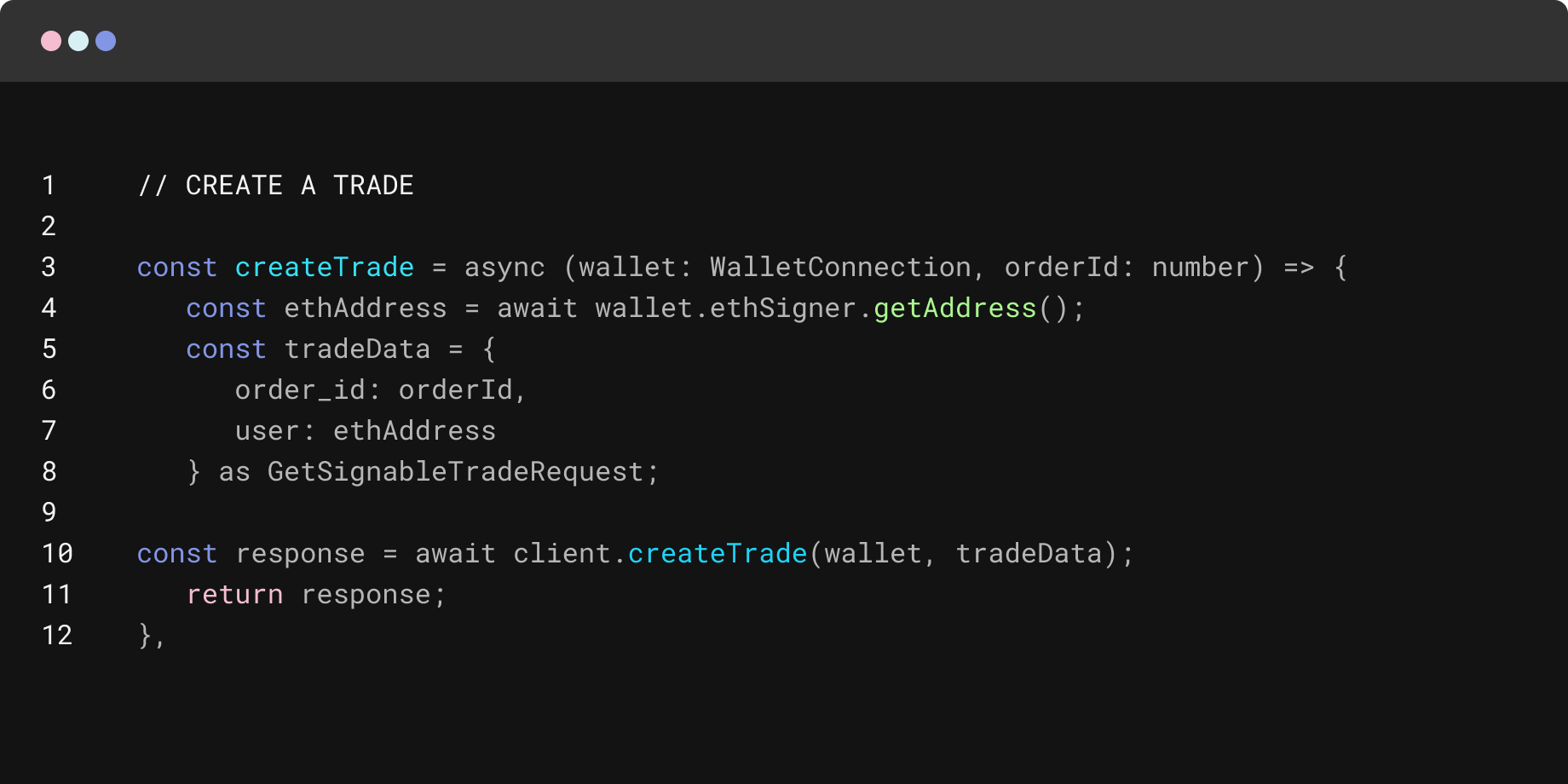 Immutable Trade Immutable Trade