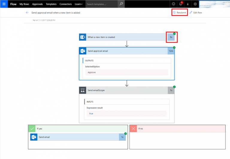 Flow integration with non-existing templates | SharePoint Designs