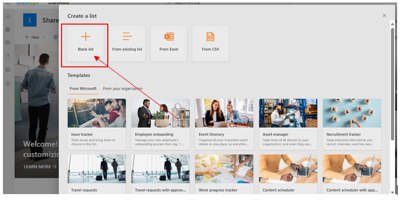 How to create SharePoint list - SharePoint Designs
