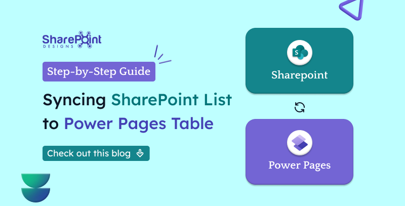How to Sync SharePoint List with Power Pages Table