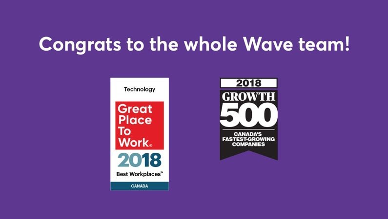 Wave wins Growth and Culture Awards