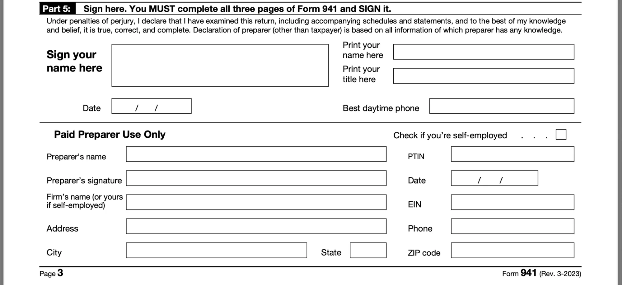 What is IRS Form 941?