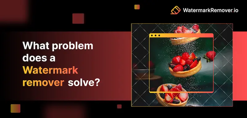 What problem does a watermark remover solve?