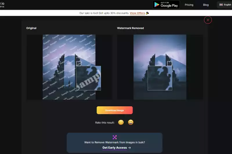 Remove Watermark from Pexels Image Online