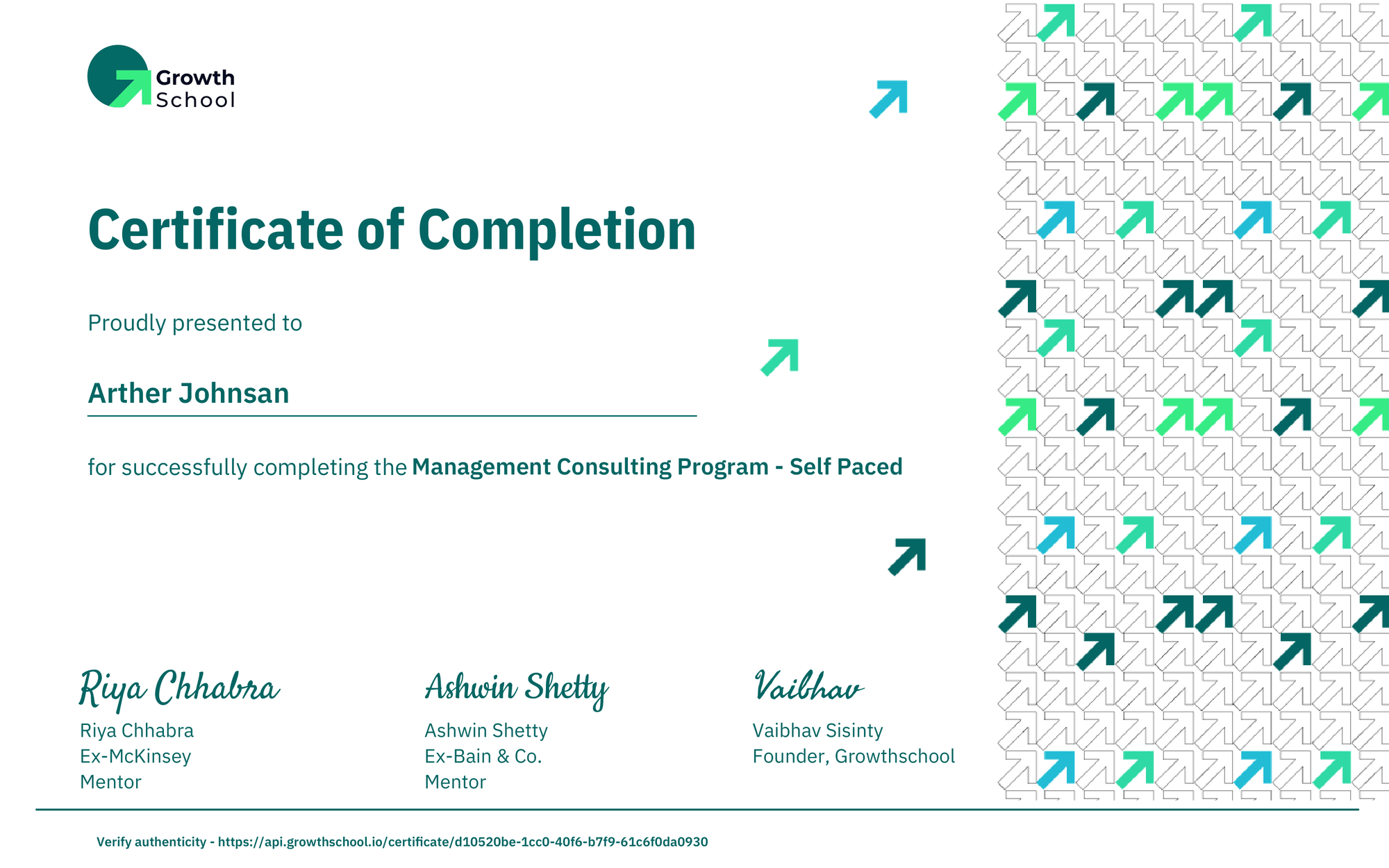 Management Consulting Program - Self Paced
