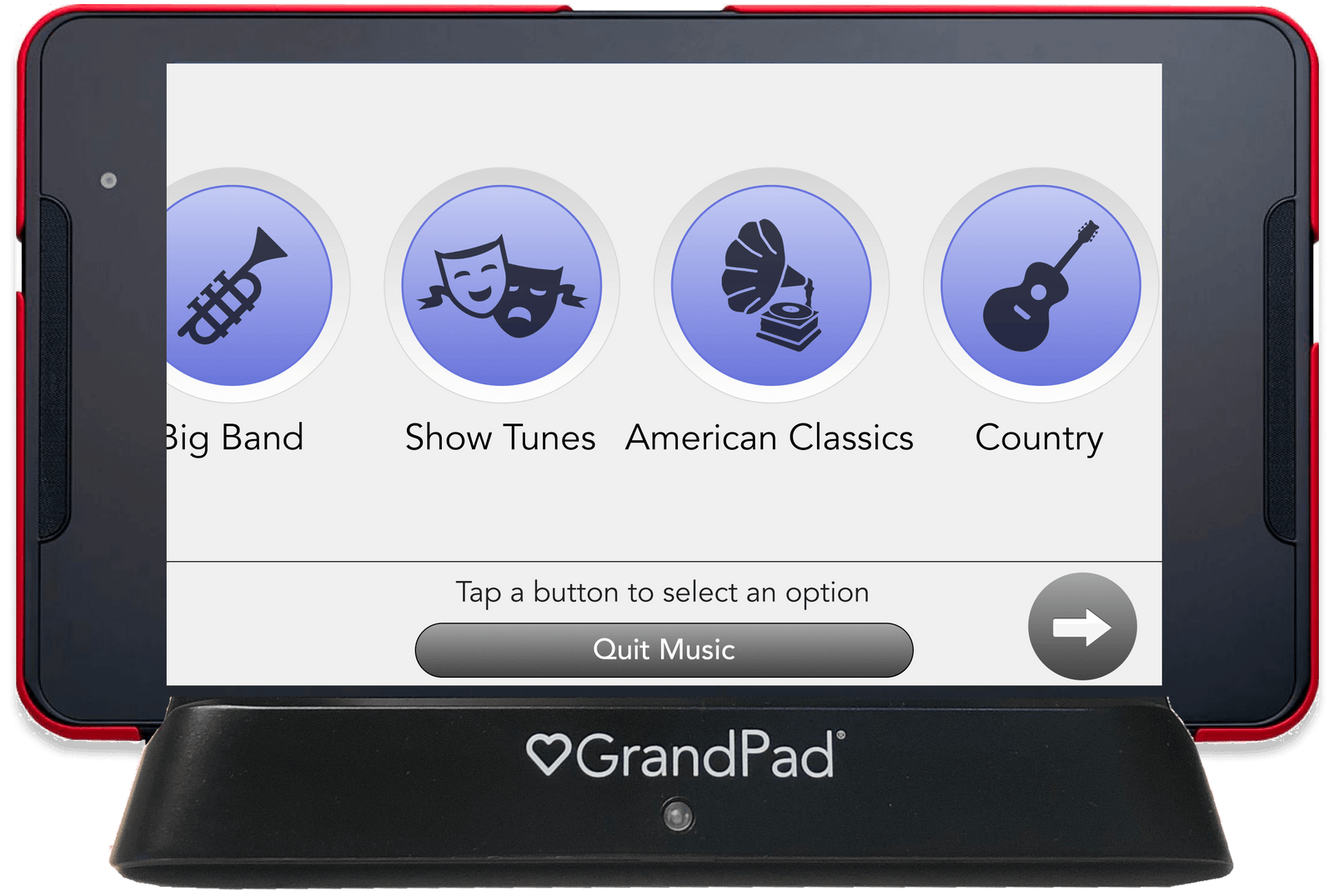 GrandPad Music