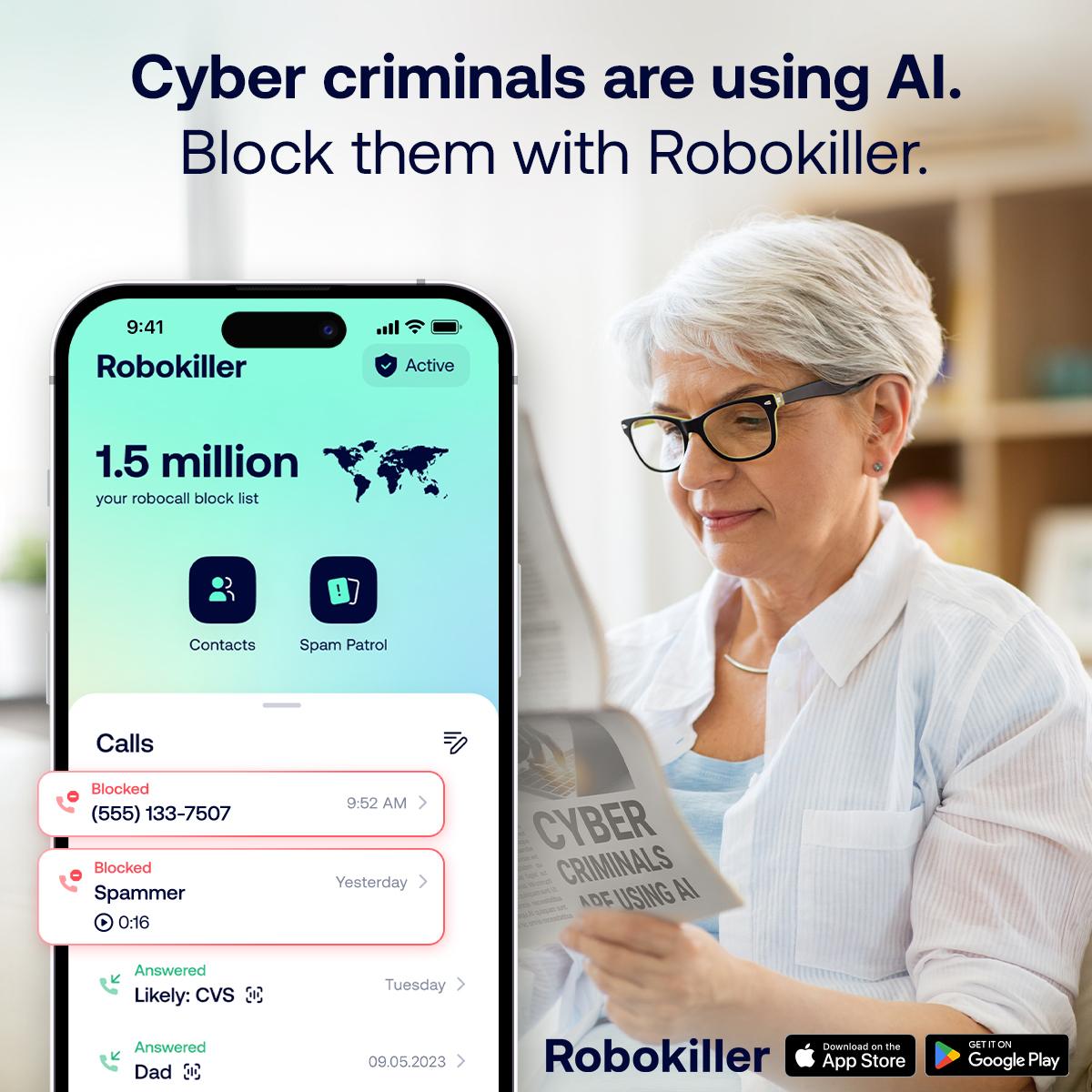 AI scams & voice cloning: How to identify them | Robokiller Blog