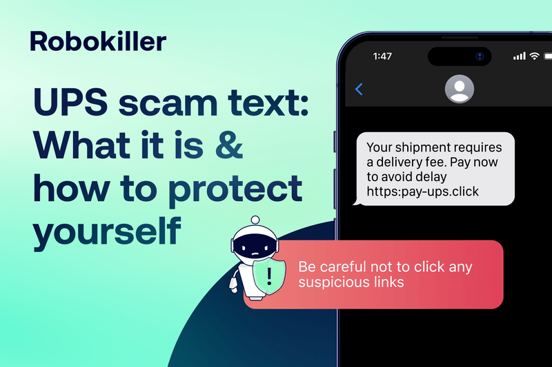 UPS scam text: What it is & how to protect yourself | Robokiller Blog