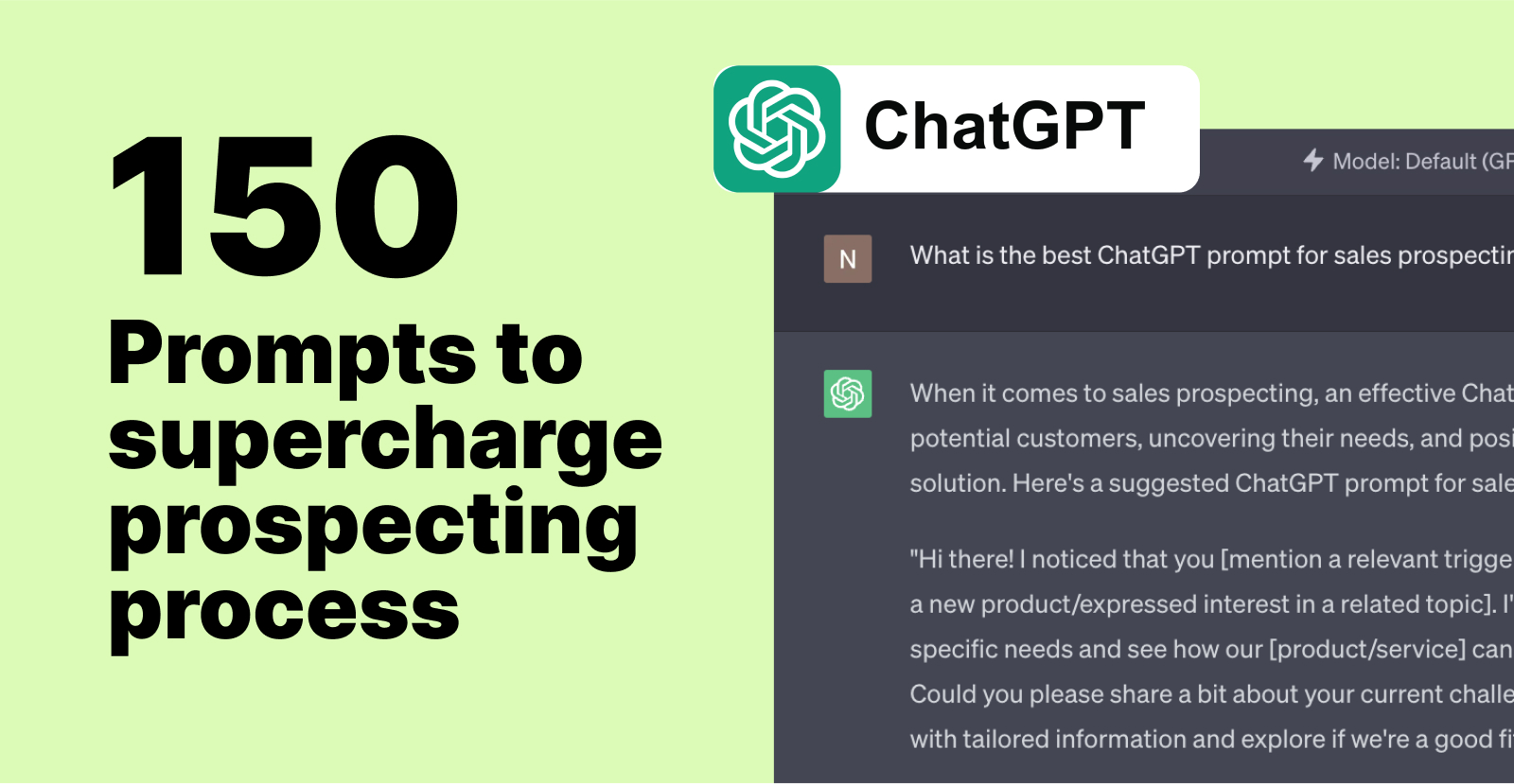 150 ChatGPT prompts to supercharge your prospecting process in 2023