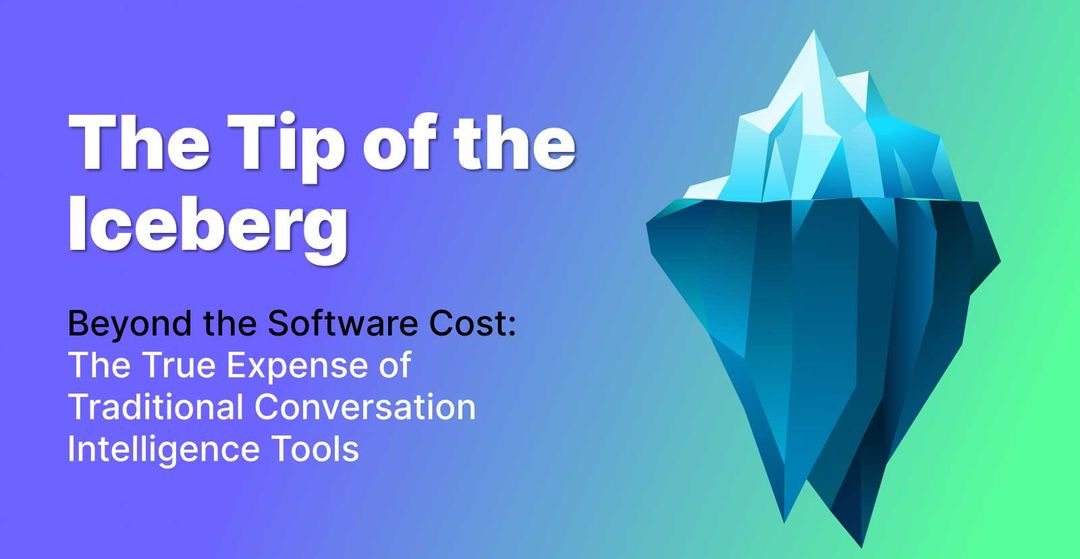 The Tip of the Iceberg: The True Expense of Traditional Conversation ...