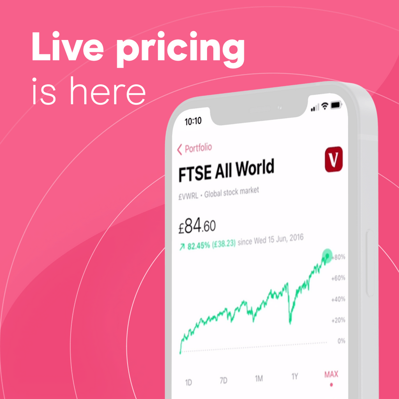 Live pricing has arrived on your app