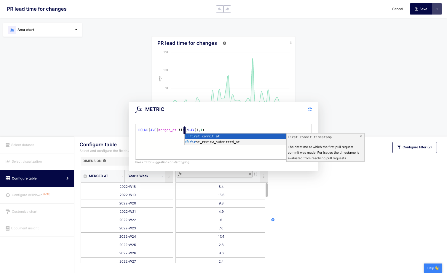 Quickly Modify Engineering Metrics | Keypup