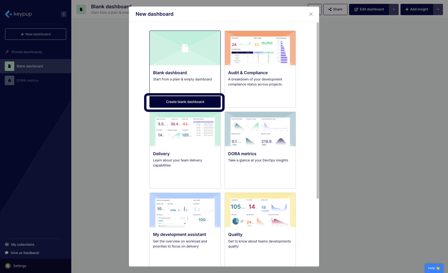 How to Create an Engineering Dashboard | Keypup