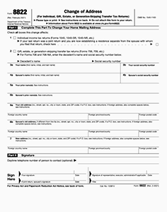 Apply for Change of Address online | GOV+