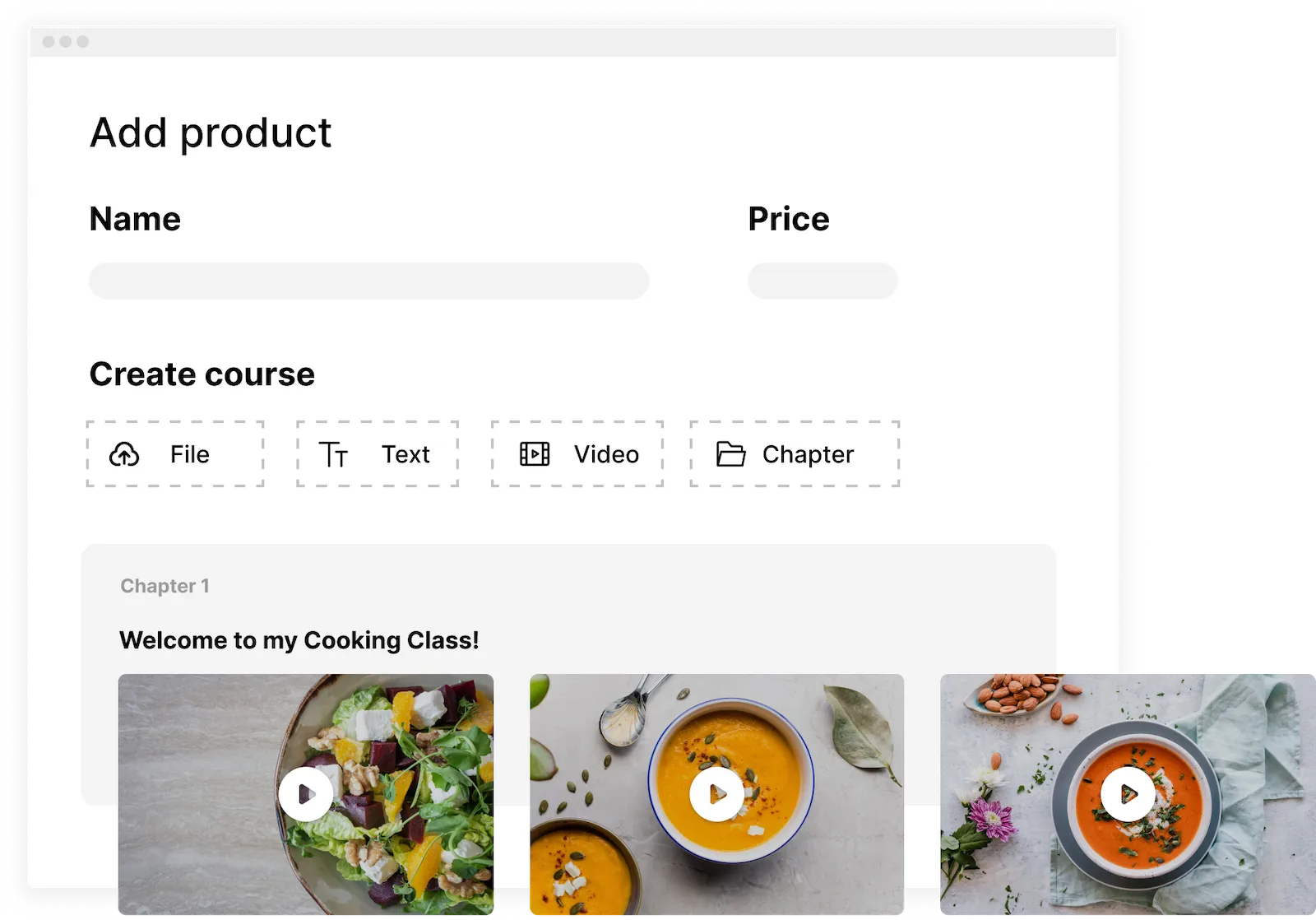 Create and sell online courses
