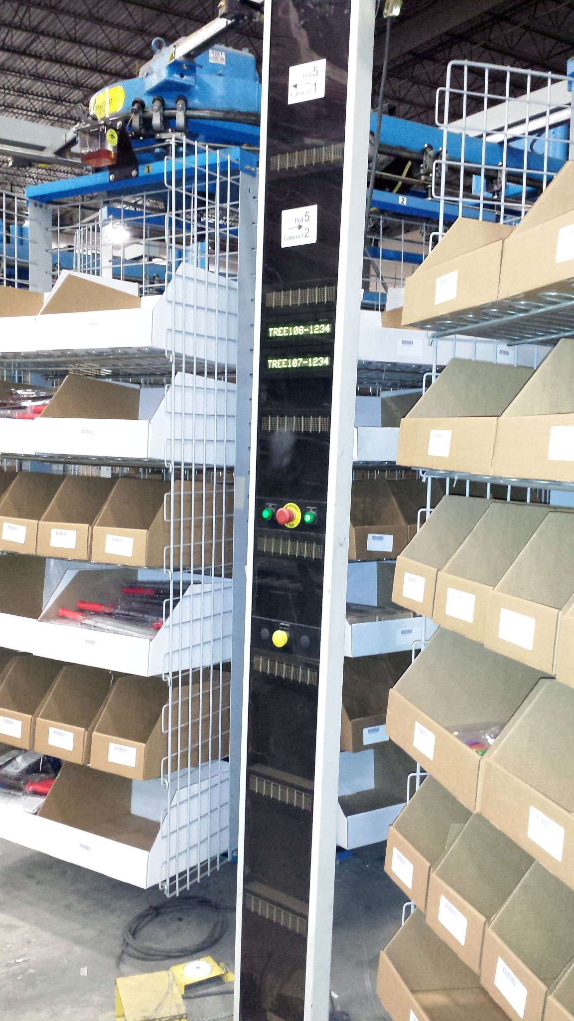 Pick / Put to Light with Parts Carousels