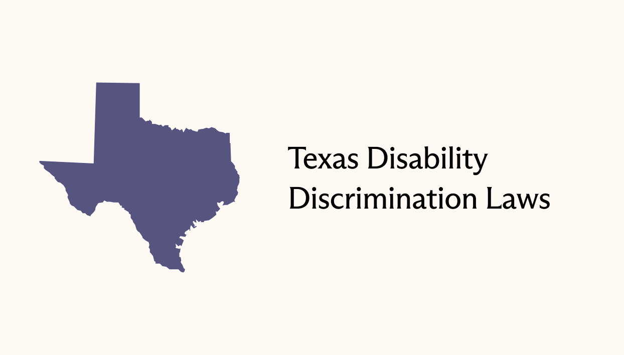 Texas Disability Discrimination Laws | Disclo Resource