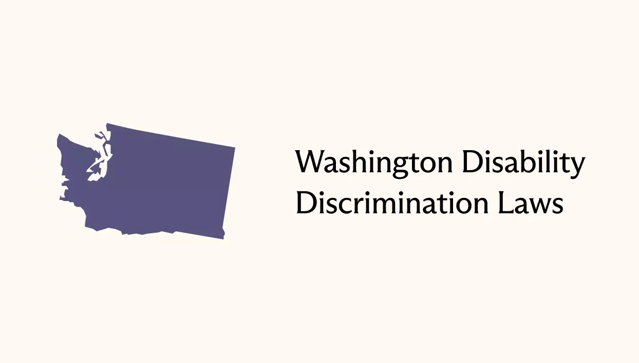 Washington Disability Discrimination Laws | Disclo Resource