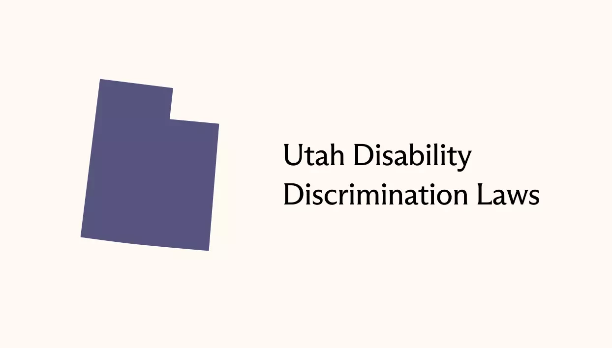 Utah Disability Discrimination Laws | Disclo Resource