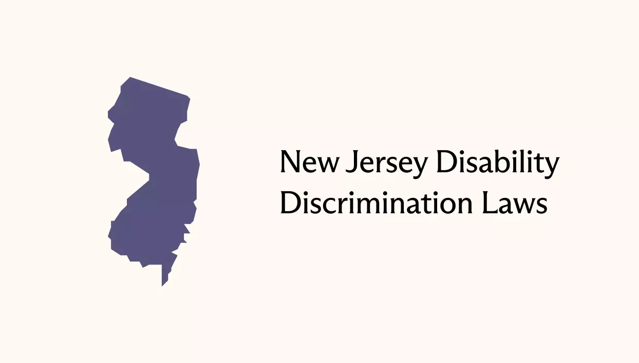 New Jersey Disability Discrimination Laws | Disclo Resource