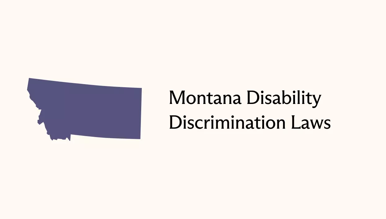 Montana Disability Discrimination Laws | Disclo Resource