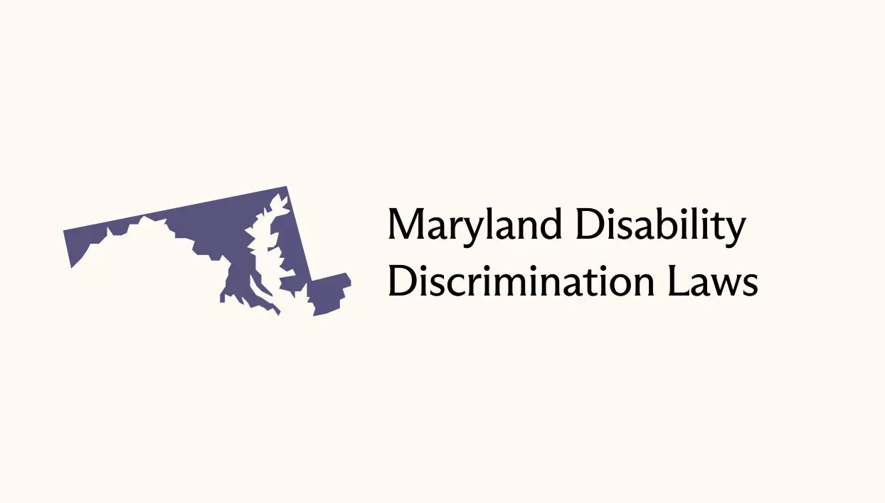 Maryland Disability Discrimination Laws | Disclo Resource