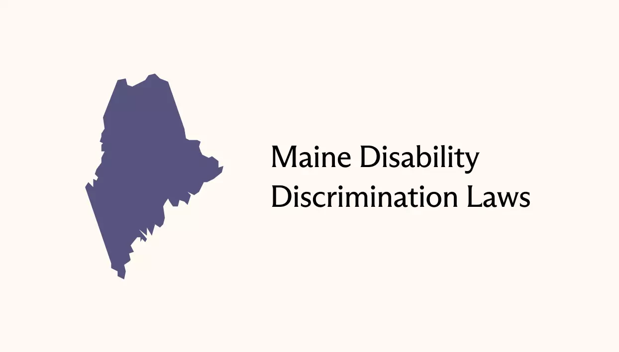 Maine Disability Discrimination Laws | Disclo Resource