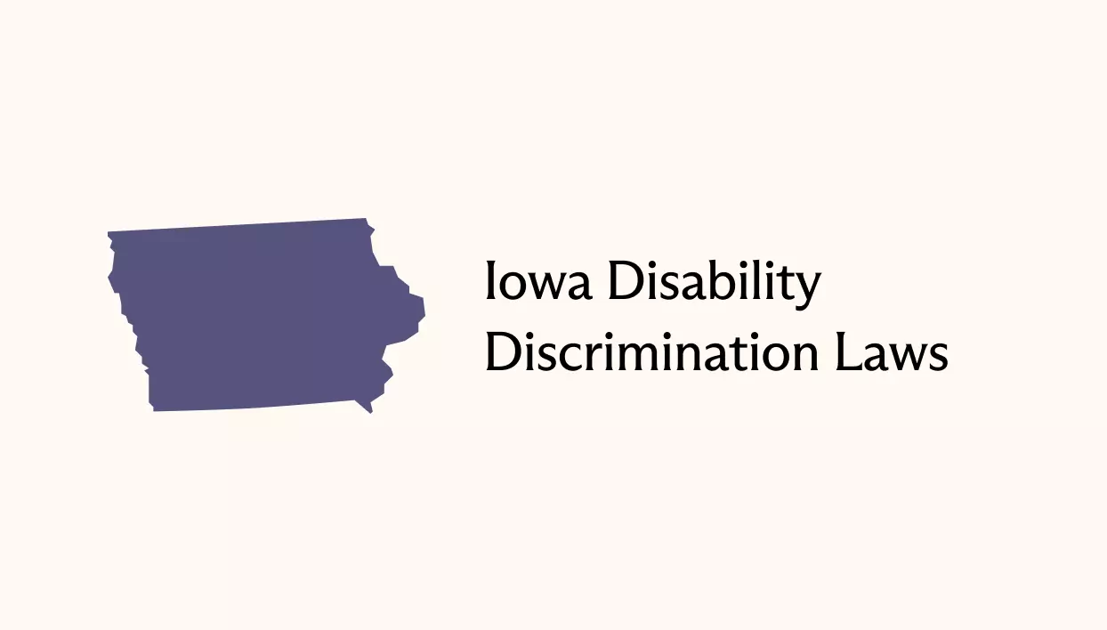 Iowa Disability Discrimination Laws | Disclo Resource