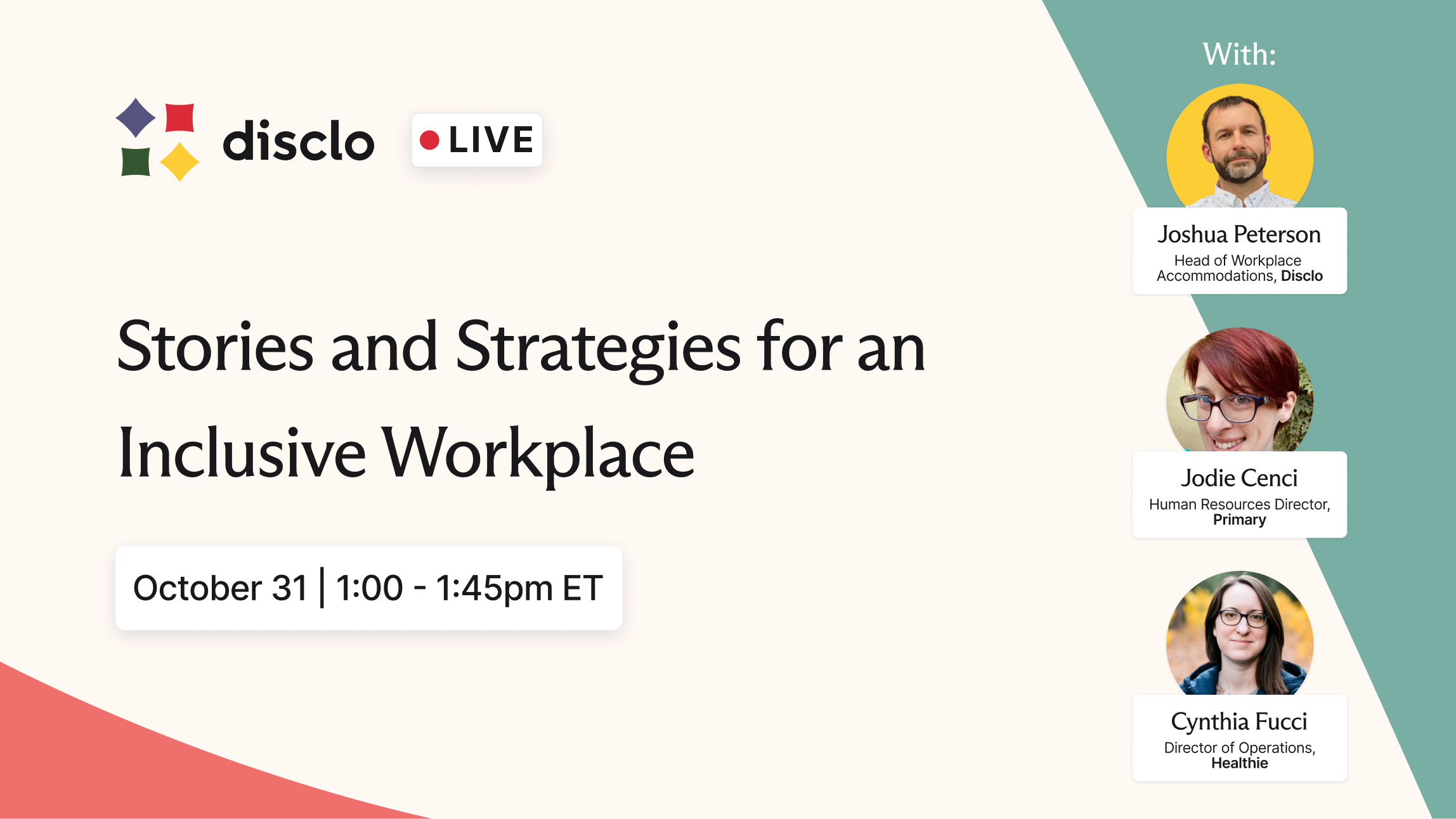 Stories and Strategies for an Inclusive Workplace | Disclo Webinar