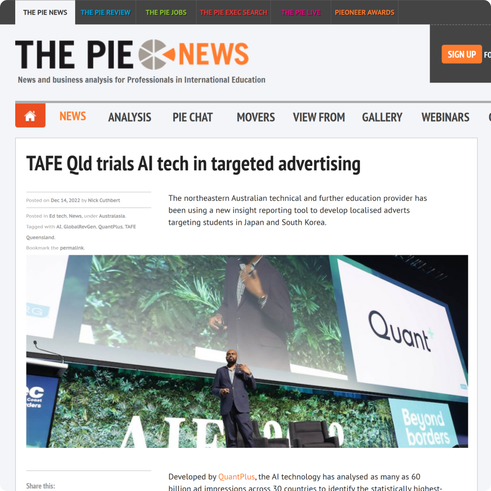 QuantPlus - AI Driven Creative Insights for Advertising