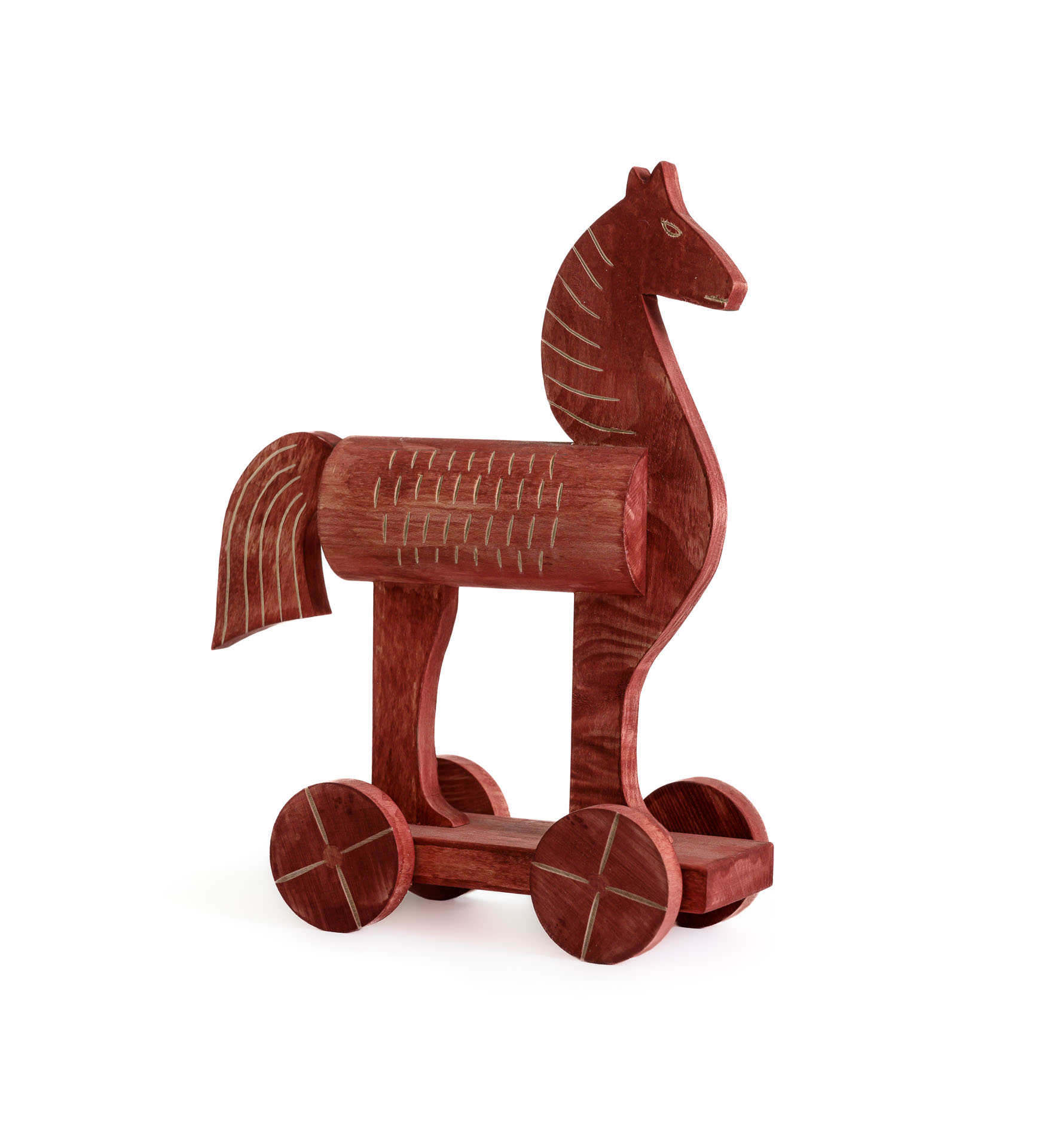Modernista - Toy Horse red