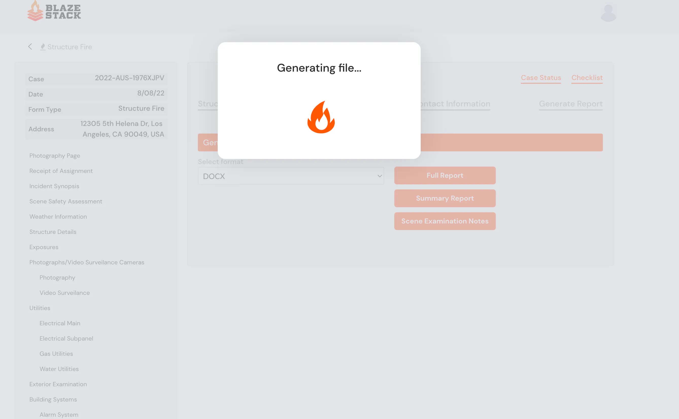 Crash Course | Blazestack Fire Investigation & Case Management Software