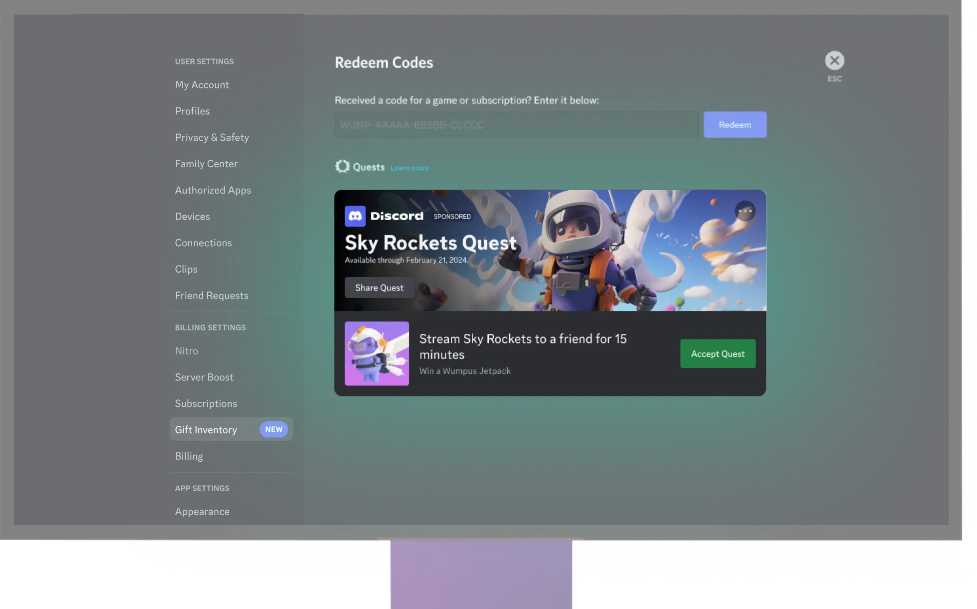 Discord Quests - Get your game where players play