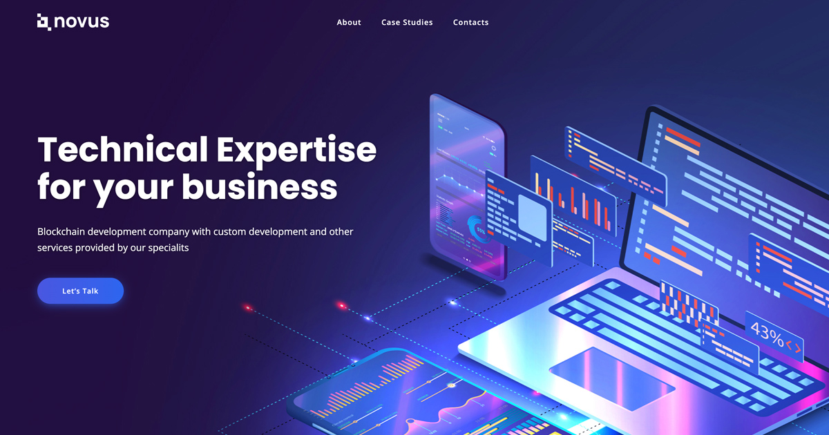 Novus - custom software & blockchain development services