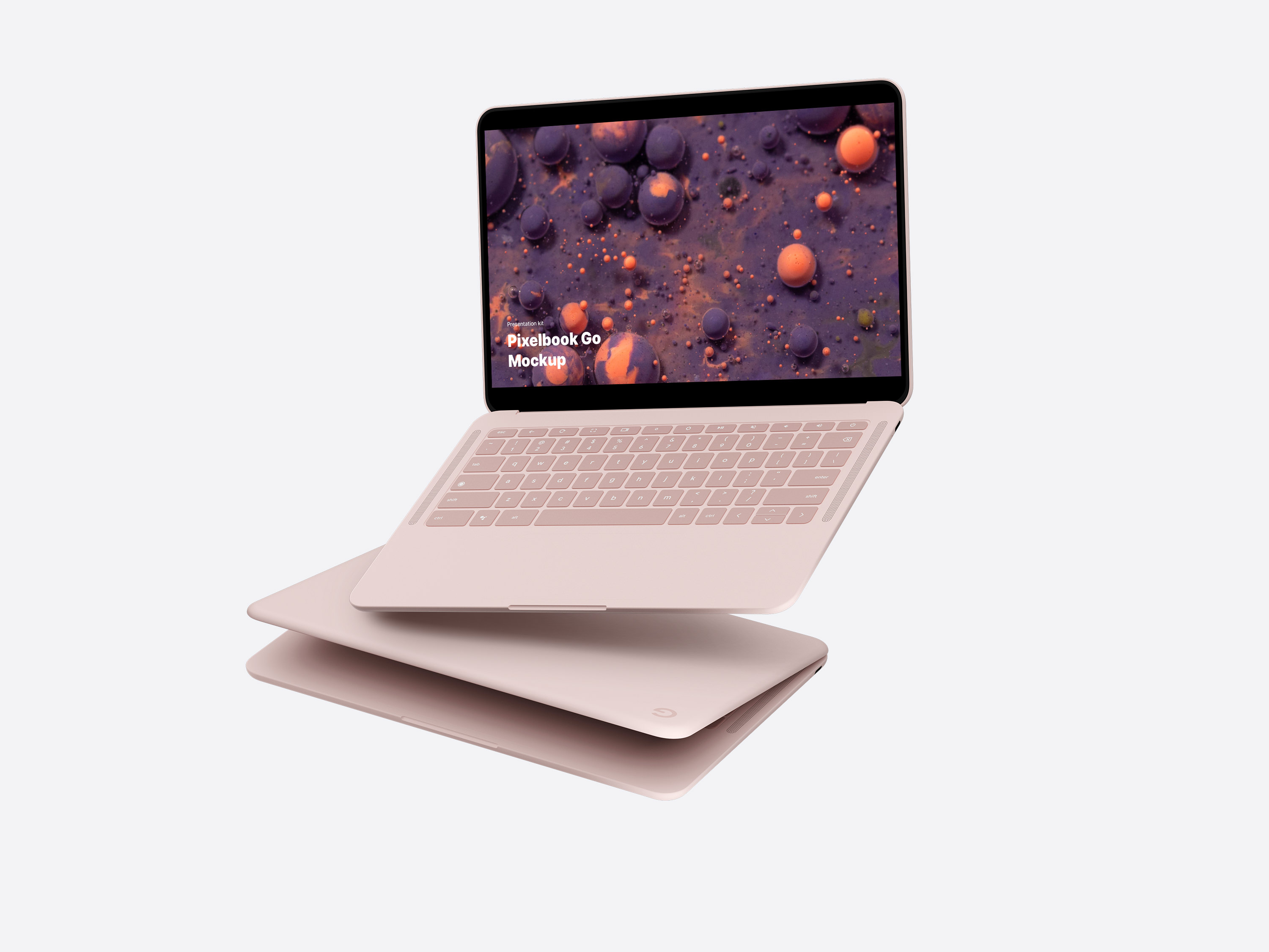 Google PixelBook Go Mockups