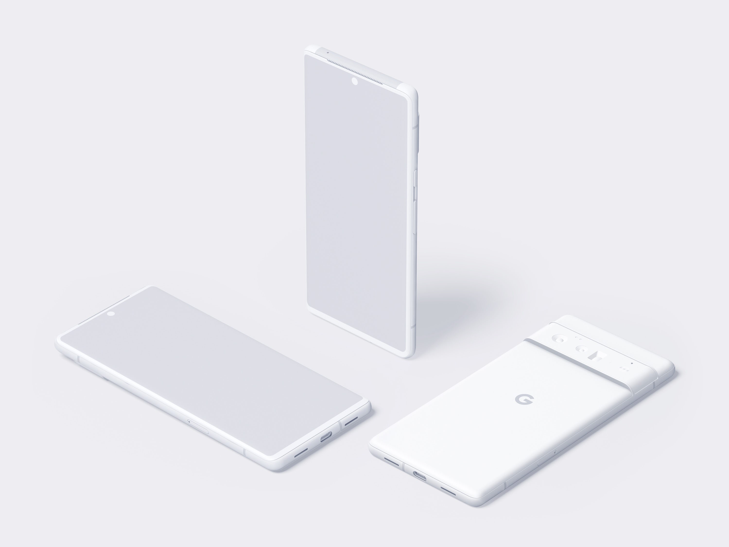 Google Pixel 6 Pro Mockups