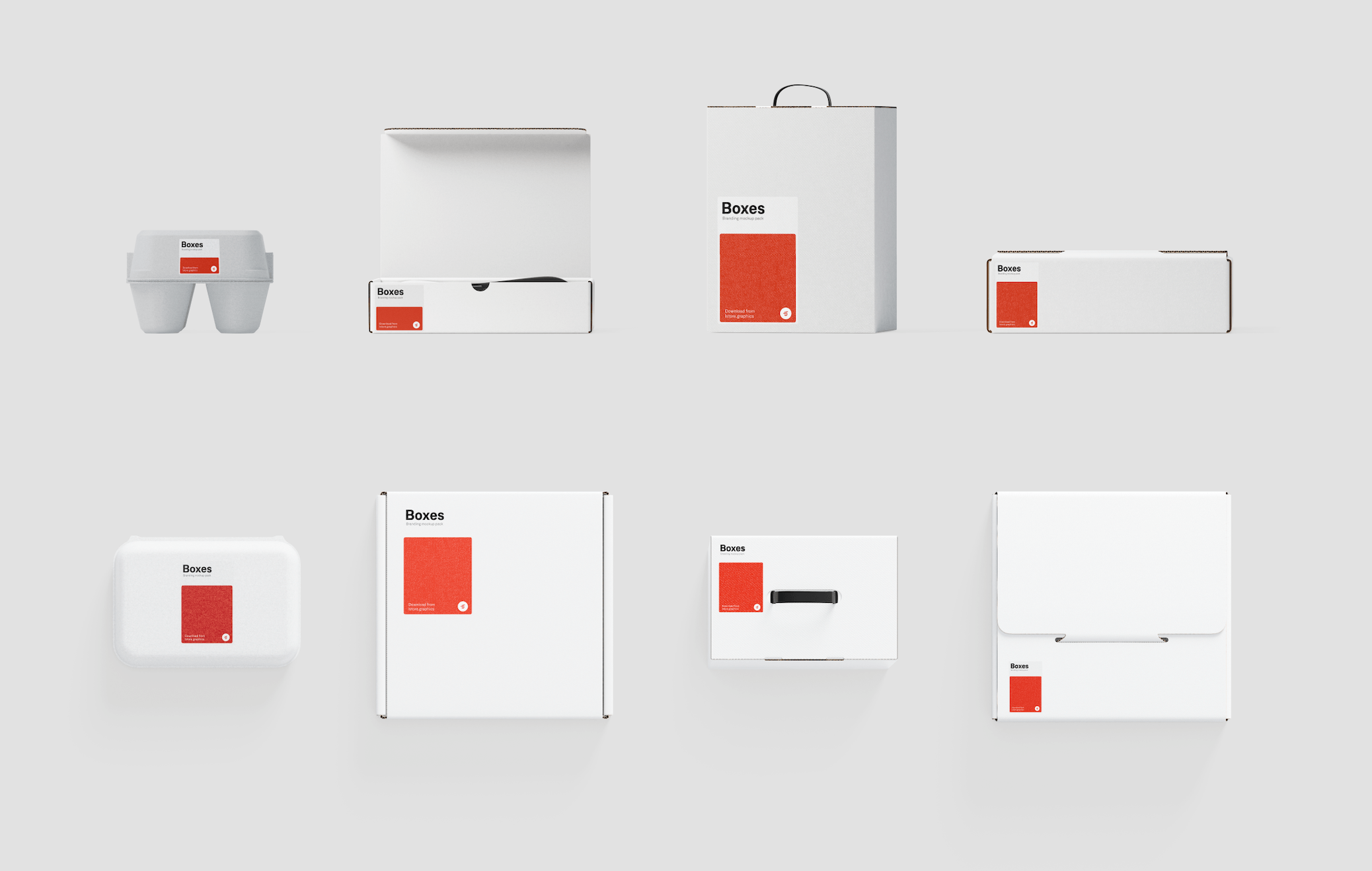 Painted Box Mockups