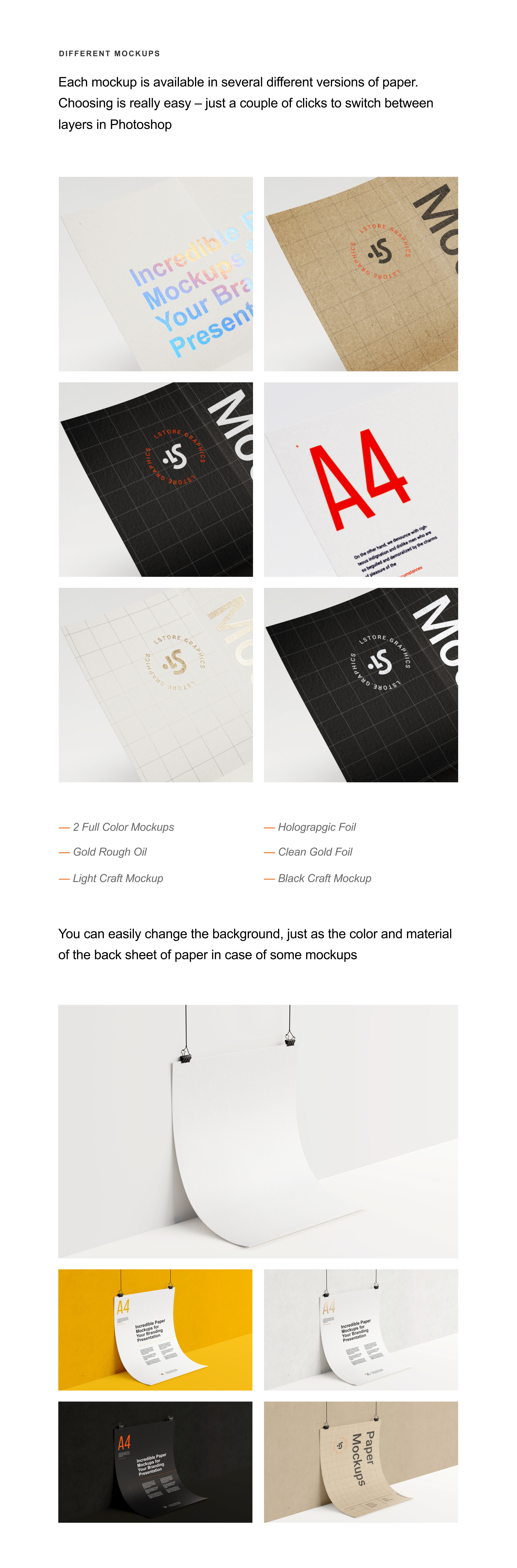 Paper Branding Mockups Bundle